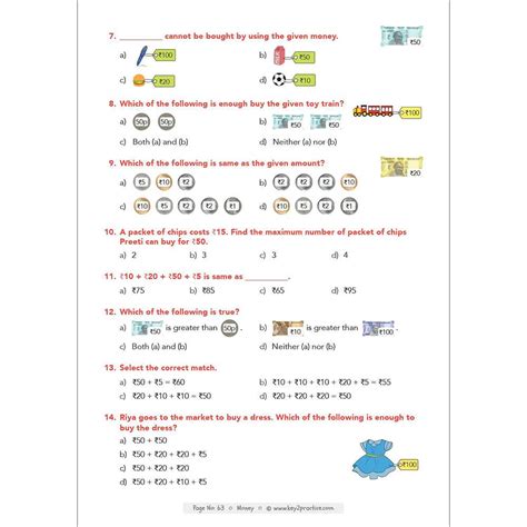 Class 1 Maths Olympiad Test Papers Activity Based Worksheets Worksheets Library