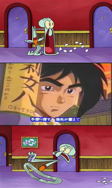 Squidward Jaw Drops At Sexy Commando Intro By Yakob1994 On Deviantart