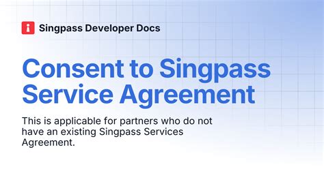 Consent To Singpass Service Agreement Singpass Developer Docs
