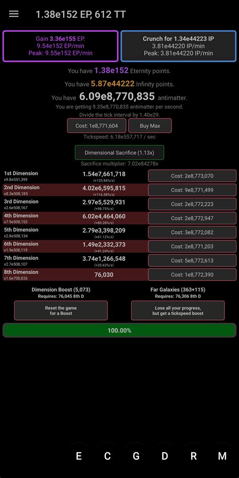 add sacrifice bottom button · issue 85 · antimatter dimensions mobile