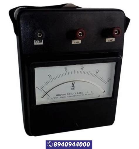 Analogue Portable Voltmeter Sf001018 At ₹ 1650 Piece Analog Voltmeter