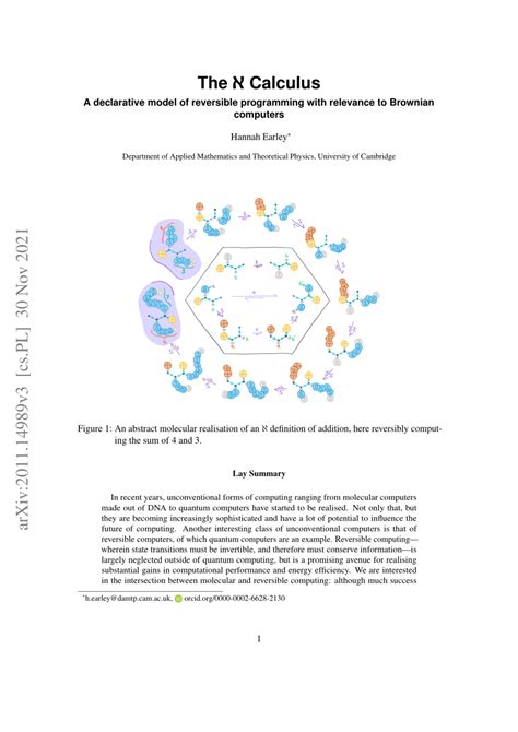 pdf the aleph calculus a declarative model of reversible programming