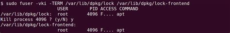 How To Fix Could Not Open Lock File Var Lib Dpkg Lock Frontend Error Update