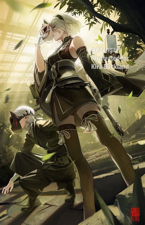 Yorha No 2 Type B Yorha No 9 Type S And Pod Nier And 1 More Drawn