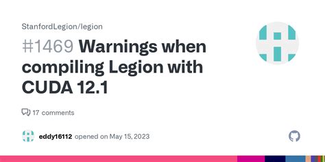 Warnings When Compiling Legion With Cuda 121 · Issue 1469