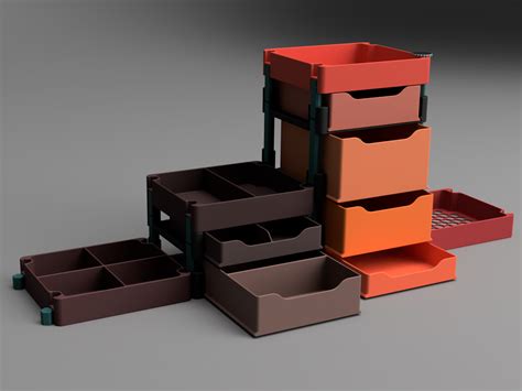 Versatile Stackable Storage Box System New Dim Remixed By Jakub Lattenberg MakerWorld