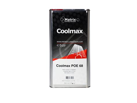 OLEJE POLIESTROWE COOLMAX POE 68 1 L LUB 5 L | Iglotech