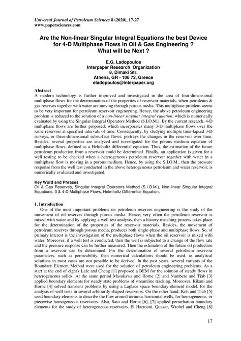 PDF Are The Non Linear Singular Integral Equations The Best Device For D Multiphase Flows In