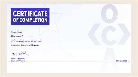Kishore P On Linkedin Finished With Html And Css Beginners Course