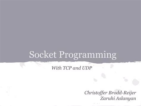 Ppt Socket Programming Powerpoint Presentation Free Download Id