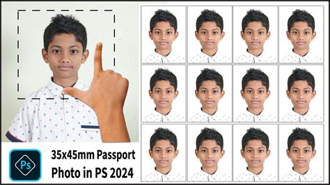 How To Create Passport Size Photo In Photoshop 2024 35mm By 45mm