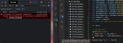 Why Is Data Not Defined After Fetching Javascript The Freecodecamp Forum