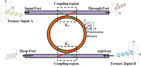 Schematic Diagram Of Polarization Conversion And Rotation Based Ternary