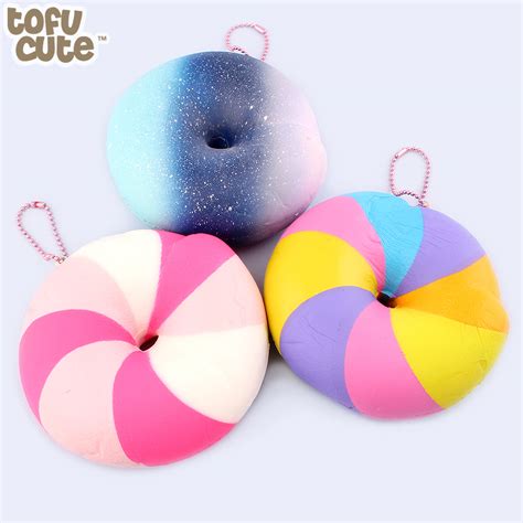 Buy Squishy Sammy The Patissier Colourful Bagel At Tofu Cute