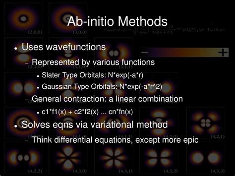 Ppt Exploring C Chem With Numeric Mm And Ab Initio Methods Powerpoint