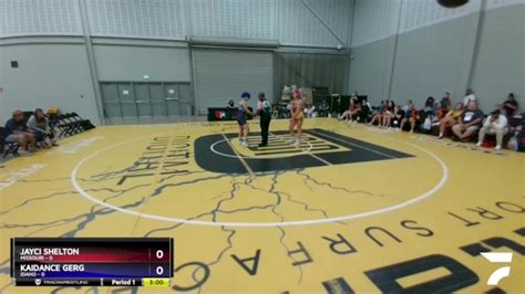 138 Lbs Round 3 6 Team Jayci Shelton Missouri Vs Kaidance Gerg Idaho