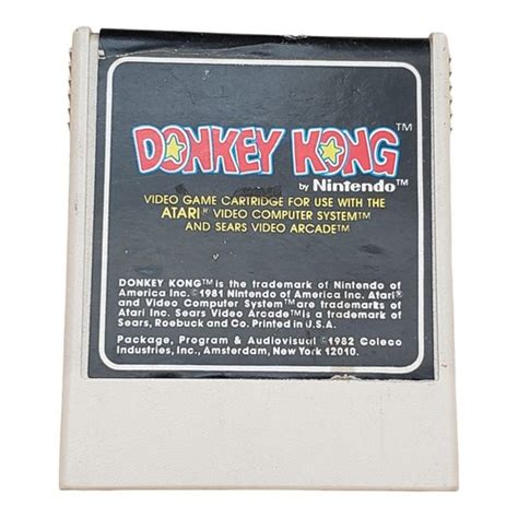 Donkey Kong Atari 2600 1982 Game Cartridge Only Original Nintendo Ebay