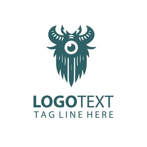 Monster Logo Vector Illustration Premium Vector