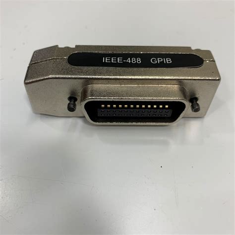 Đầu Jack Hàn Pan Pacific Ieee 488 Gpib Cn24 Pin Male Female Shielded Metal Connector For Ieee