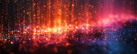 premium photo binary code raining down like confetti a background