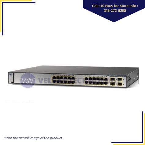 Cisco Catalyst WS C3750G 24PS S PoE Switch Velsat Technology