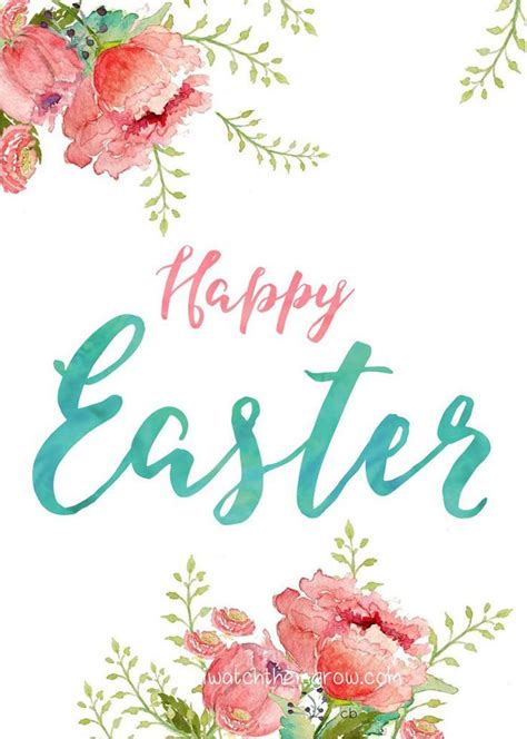Cute Free Printable Easter Cards Plan Your Year Easily