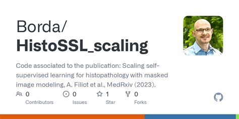 Github Borda Histossl Scaling Code Associated To The Publication Scaling Self Supervised