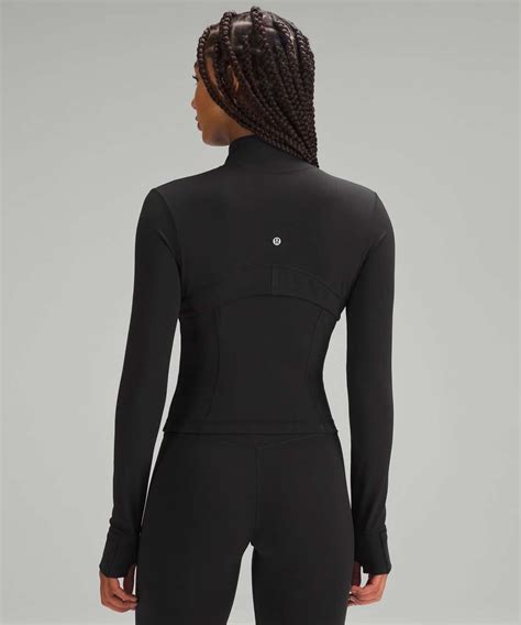 Lululemon Define Cropped Jacket Nulu Black Second Release Lulu