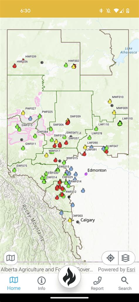 Update On Fire Situation From The Alberta Wildfire App R Alberta