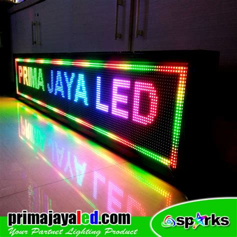 Running Teks LED Full Color X Cm Prima Jaya LED