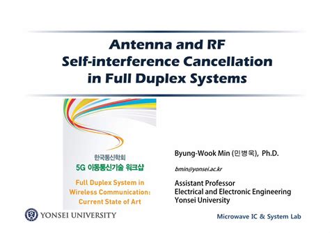 PDF Antenna And RF Self Interference Cancellation In Full PDF FileMicrowave IC System