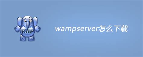 wampserver怎么下载 php教程 php中文网