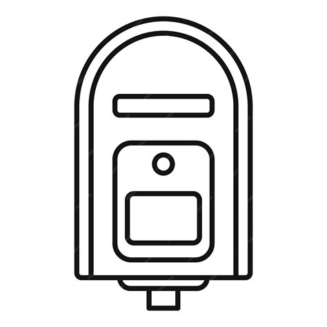Premium Vector Full Mailbox Icon Outline Full Mailbox Vector Icon For Web Design Isolated On