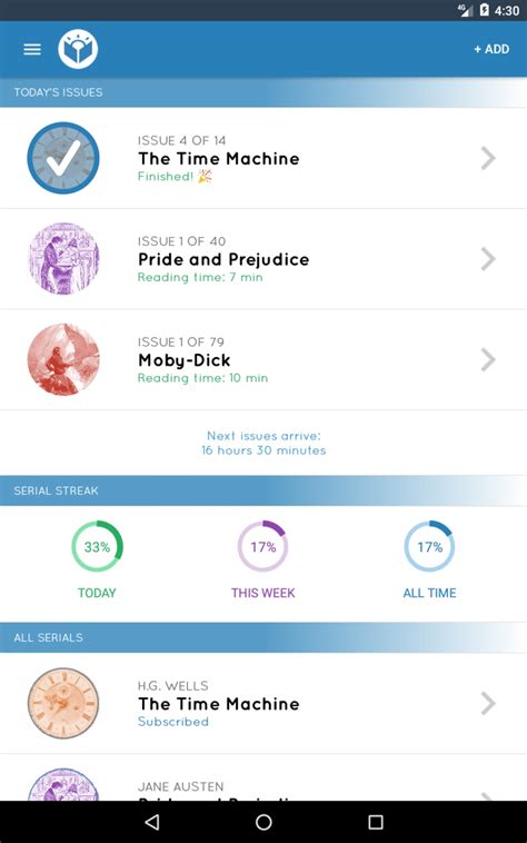Serial Reader Read Classic Books In Daily Bits For Android Download