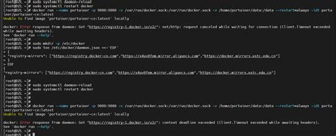 docker: Error response from daemon: Get “https://registry-1.docker.io/v2/“: context deadline ...