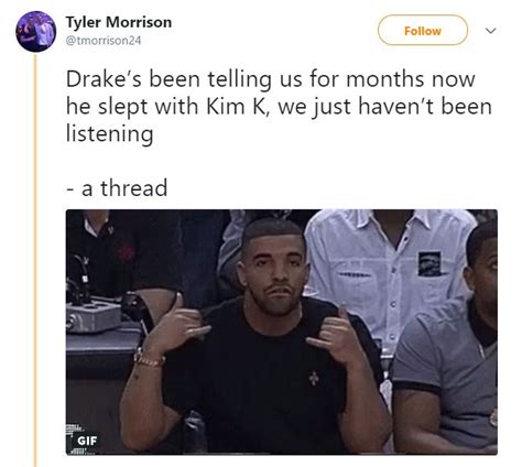 Fan Shares Conspiracy Theory About Drake Having An Affair With Kim
