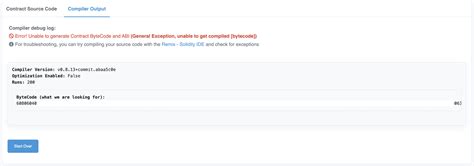 Solved Unable To Get Compiled Bytecode Solveforum