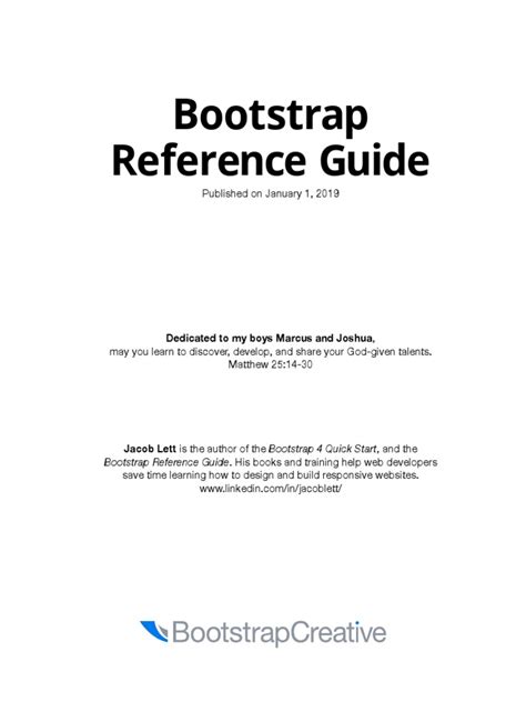 bootstrap reference guide bootstrap 4 and 3 cheat sheets collection