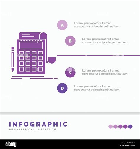 Accounting Audit Banking Calculation Calculator Infographics Template For Website And