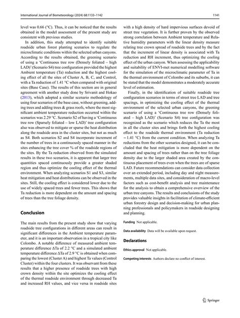 Street Tree Configuration On Uhi Mitigation Pdf