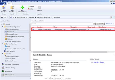 Using Sccm 2012 Rc In A Lab Part 3 Configuring Discovery And Boundaries Just Another