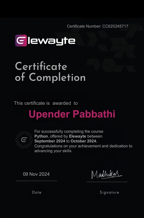 Upender Pabbathi Vamsharaj On Linkedin Elewayte Python Techskills Pythonprogramming