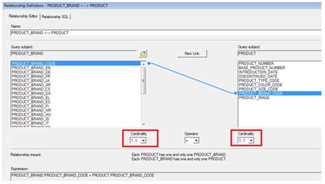 How To Create Single And Multi Join Relationship In Cognos Framework