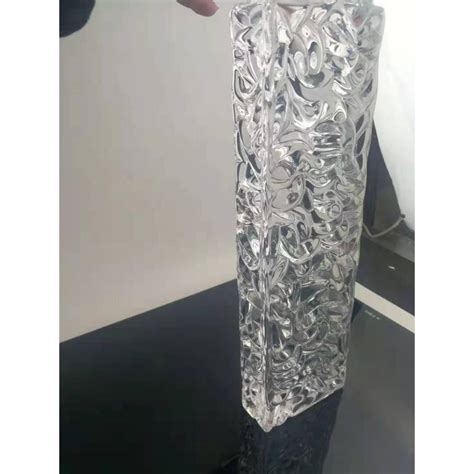 Clear Sea Wave Pattern Glass Blocks