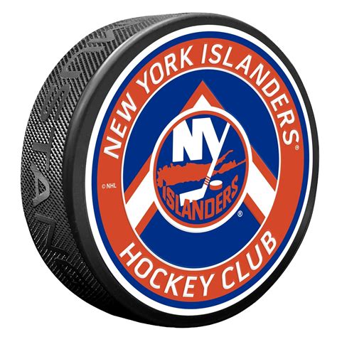 New York Islanders Puck Chevron Banner Sports Decor Hockey Hall
