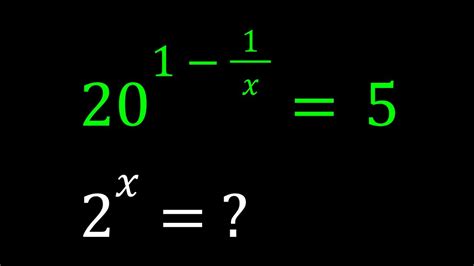 Evaluating An Exponential Expression YouTube