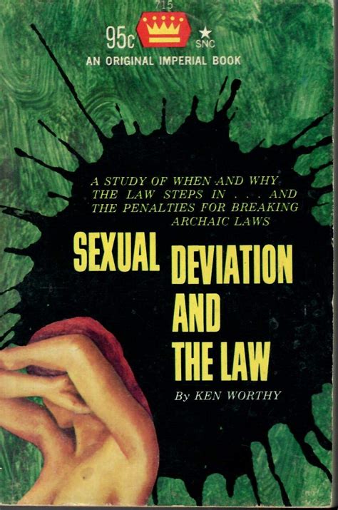 Sexual Deviation And The Law An Original Imperial Book Worthy Ken