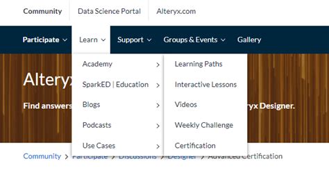 Solved Advanced Certification Alteryx Community