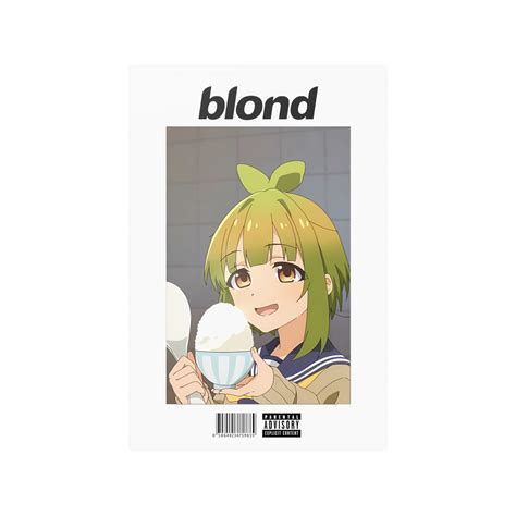 Bashame My Deer Friend Nokotan X Frank Ocean Blond Meme Poster