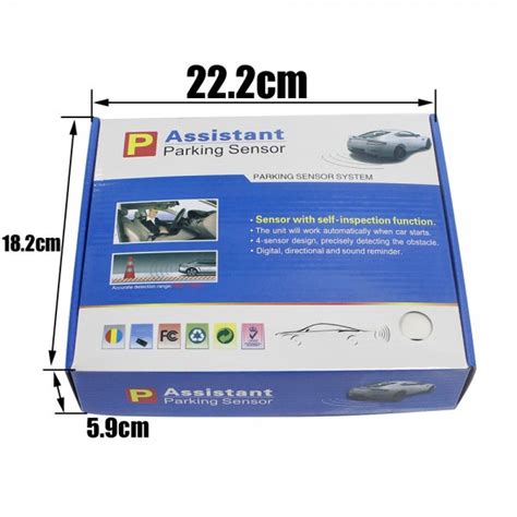 Car Backup Reverse Assistant System Buzzer Alarm Kit With 2 Black Rear Parking Sensor Shopee